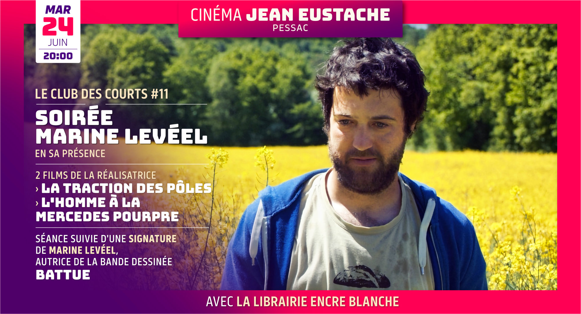 Club des courts #11 - en présence de la réalisatrice Marine Levéel - Cinéma Jean Eustache Pessac